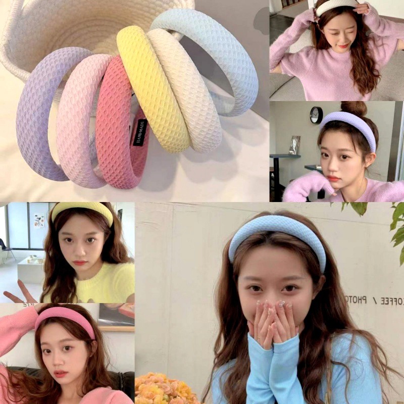 Jual SB Bando Polos Model LEBAR ala Korea/Korea HeadBand/Bando Warna ...