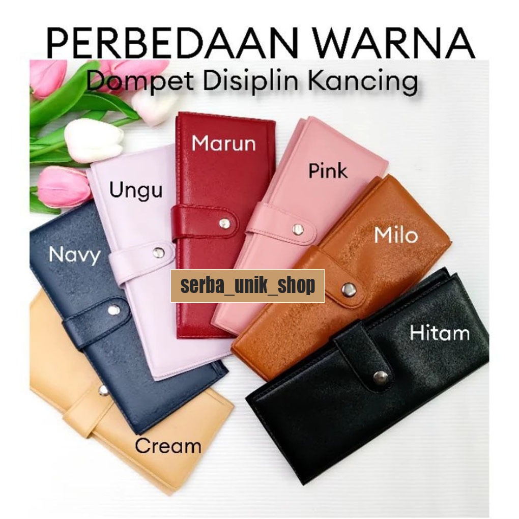 Jual Dompet Displin KANCING mini/Dompet Keuangan Bulanan/Dompet Wallet ...