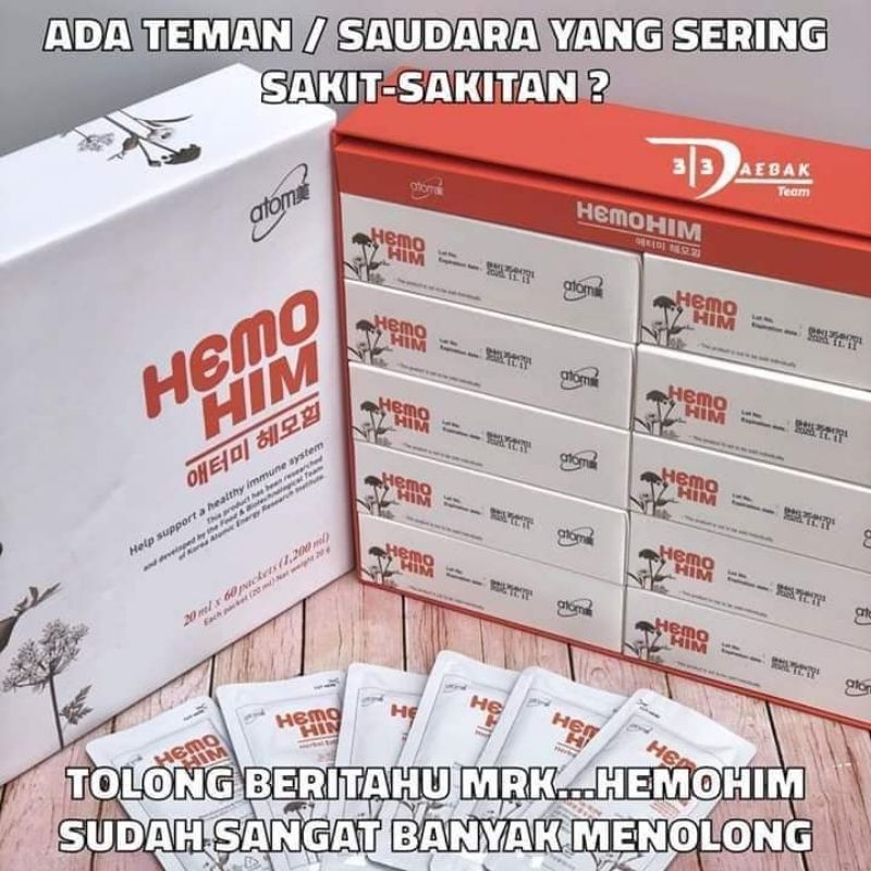 Jual ATOMY HEMOHIM 1BOX BESAR ISI 60 SAC SUPLEMEN HERBAL IMUN | Shopee ...