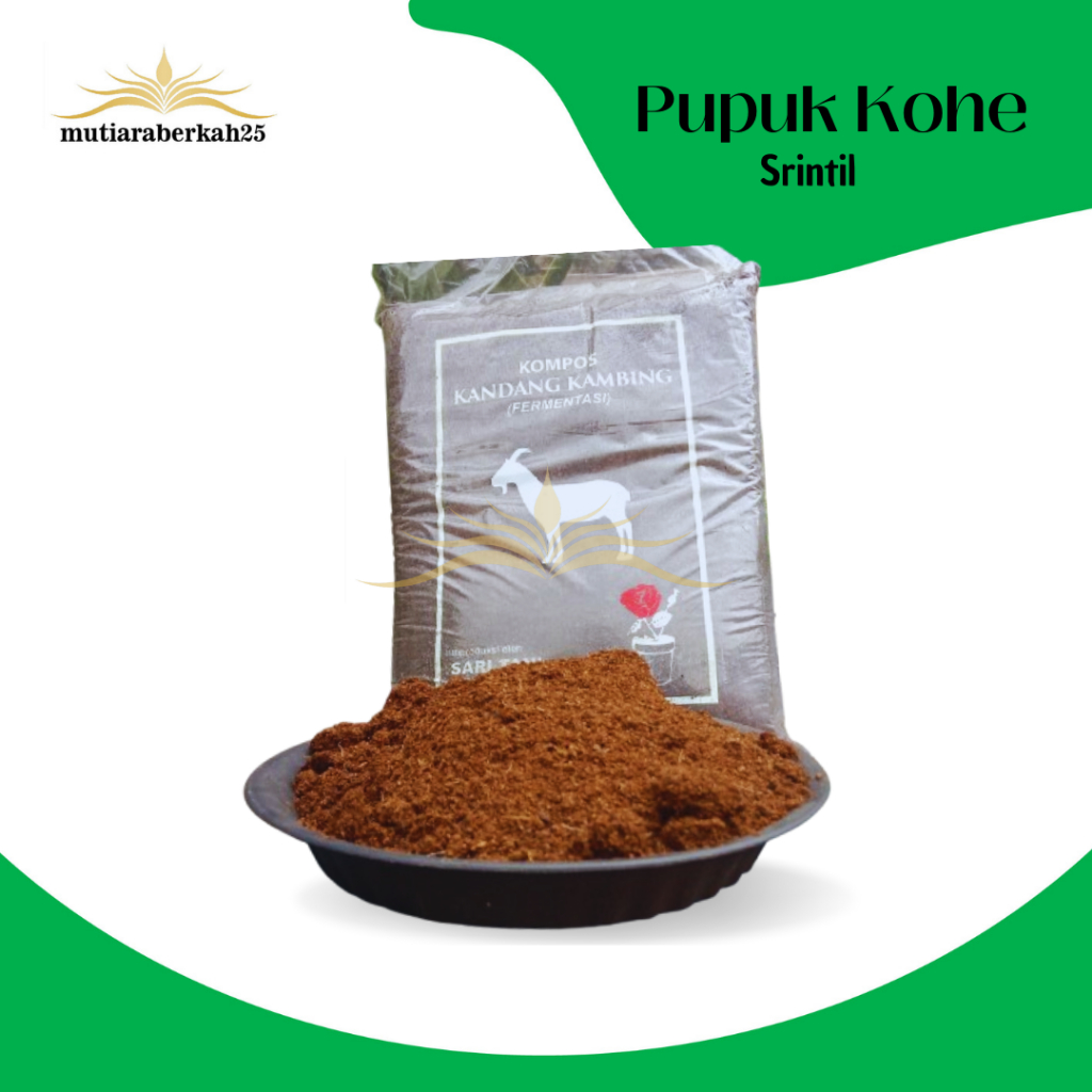 Jual PUPUK KANDANG KOHE FERMENTASI ±4KG GOSEND/ PUPUKBUAH/ SRINTIL ...