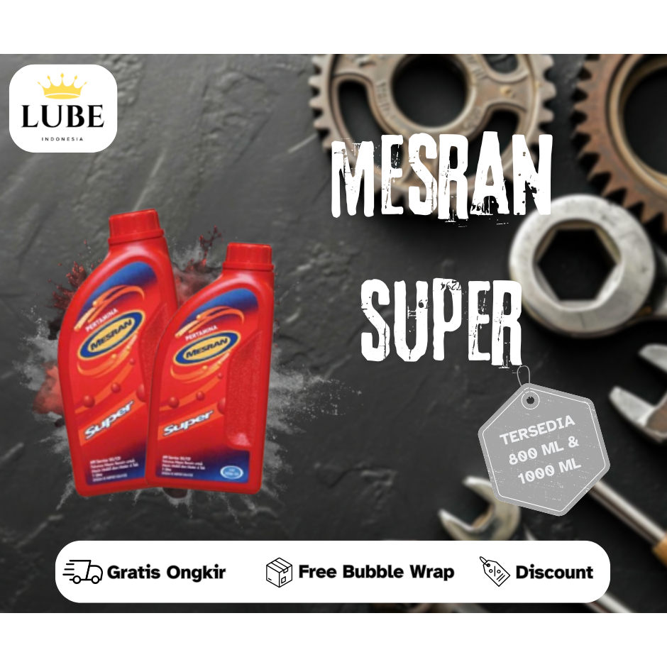 Jual Oli Pertamina Mesran Super 0.8 L & 1 L | Shopee Indonesia