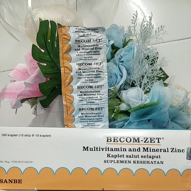 Jual BECOM-ZET MULTIVITAMIN 1 STRIP @10 TABLET | Shopee Indonesia