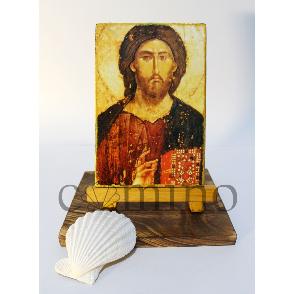 Jual Ikon Kristus Pantokrator Gunung Athos Biara Hilandar Yunani ...