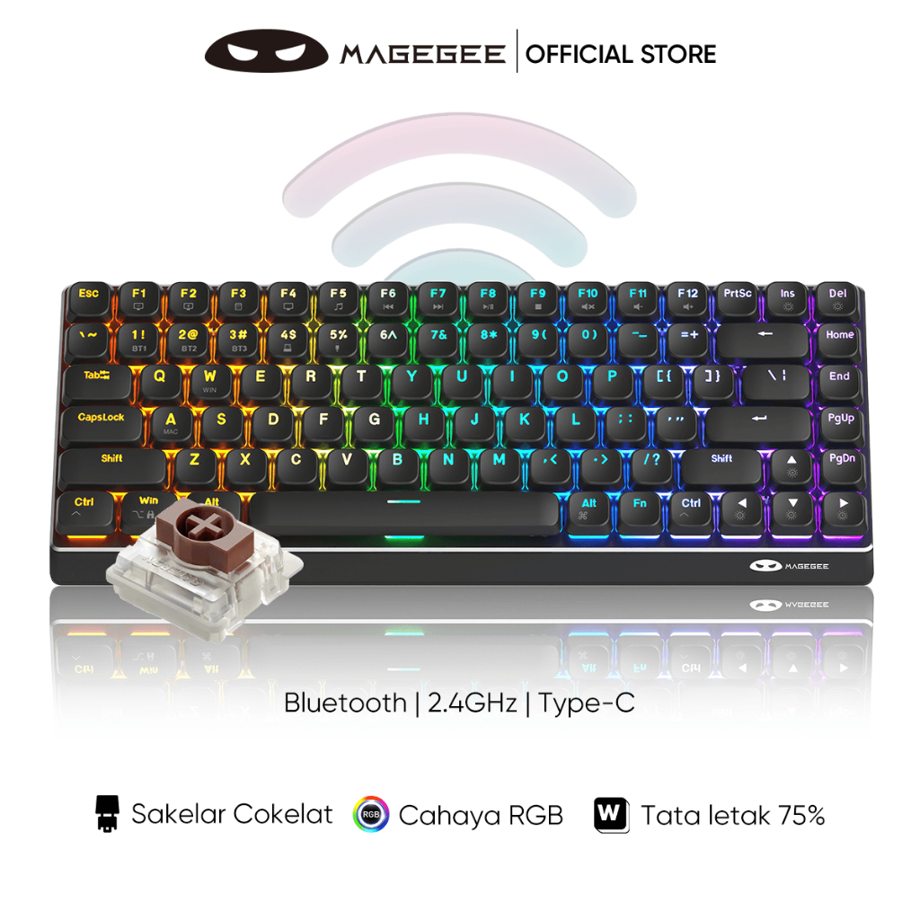 Jual Magegee Bluetooth Mechanical Keyboard Wireless 3 Models Gaming 2 ...