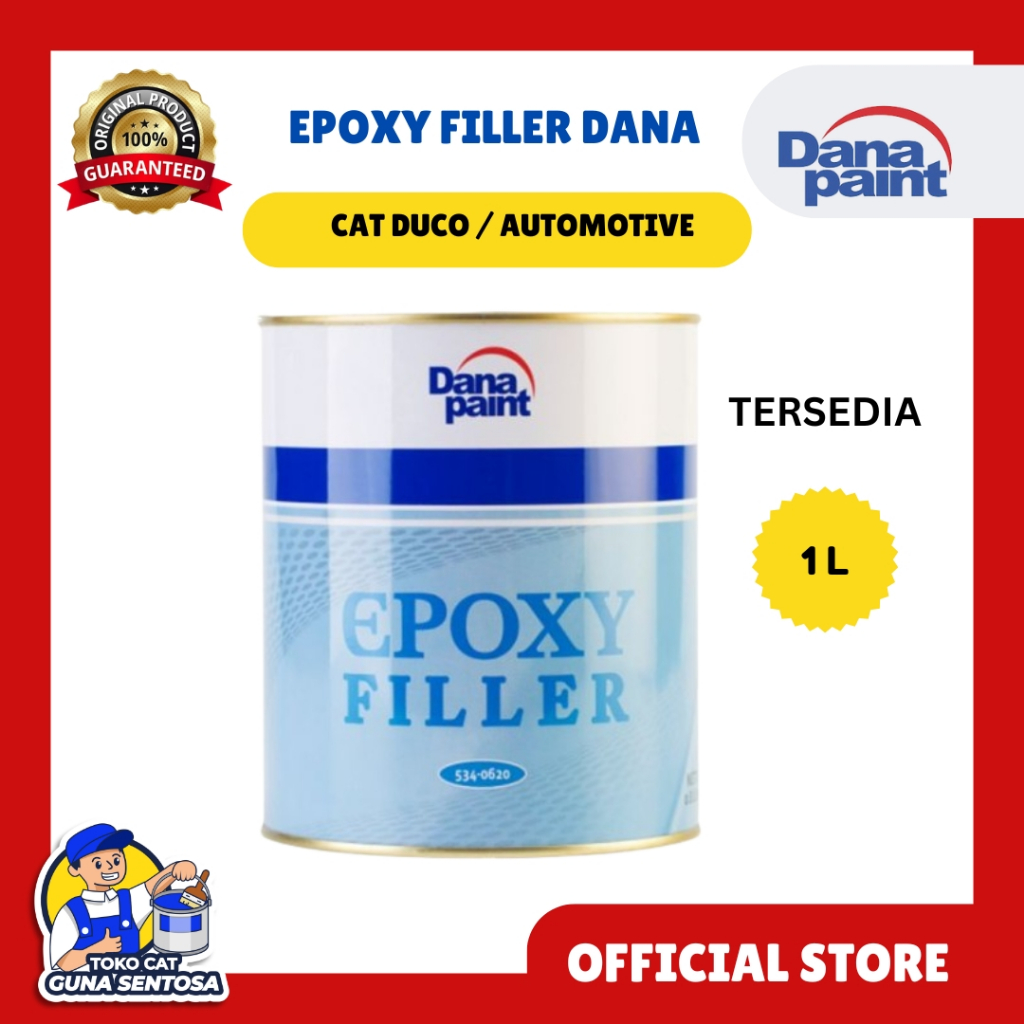 Jual DANAPAINT EPOXY / CAT DASAR FILLER 1L | Shopee Indonesia