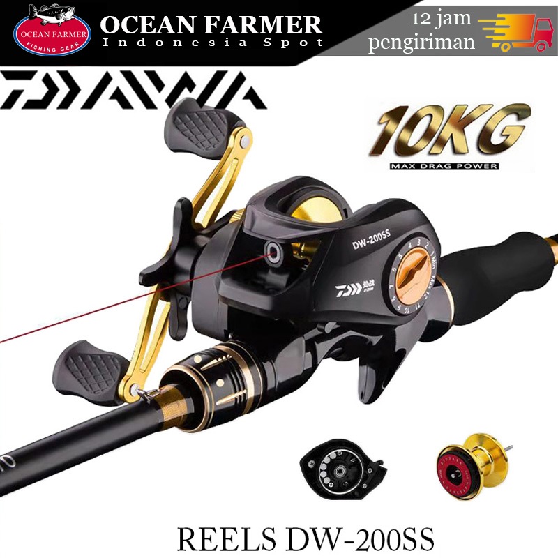 Jual Set Gulungan Pancing Teardrop Reel 7.2: 1 Gulungan Pancing Logam ...