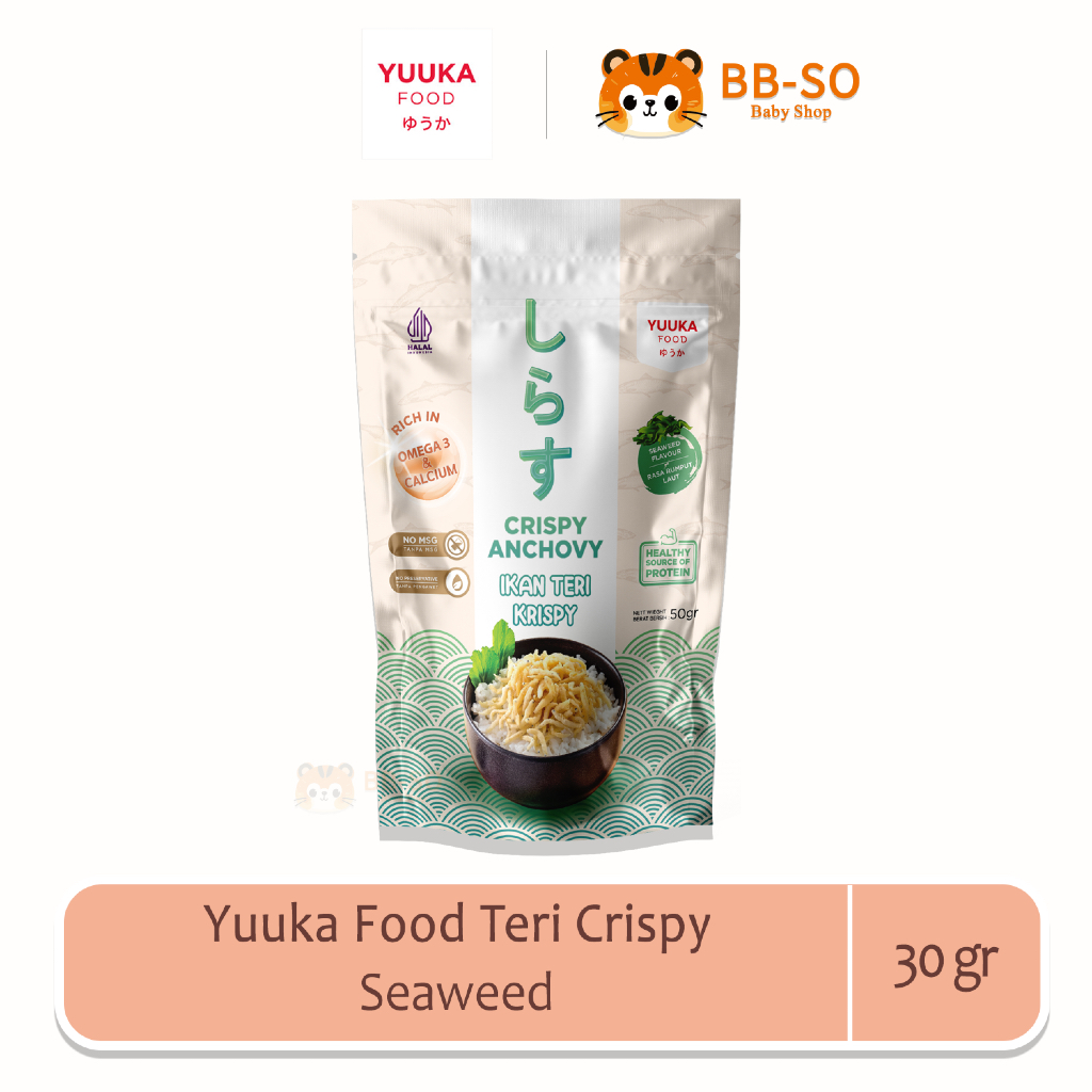 Jual Yuuka Food Teri Crispy 30 g Seaweed | Shopee Indonesia
