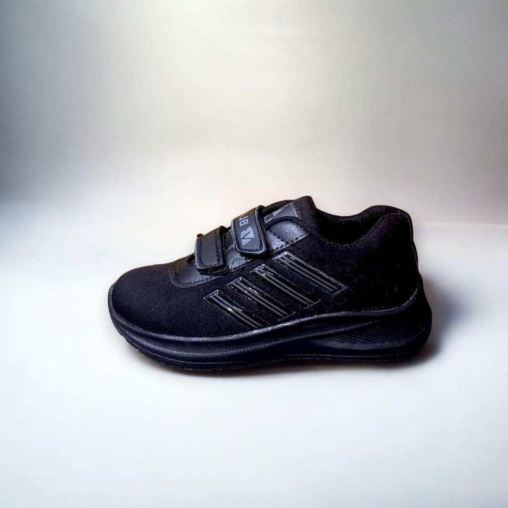 Jual Sepatu Sekolah Anak Laki Laki Perempuan 27-44 Hitam polos TK SD ...
