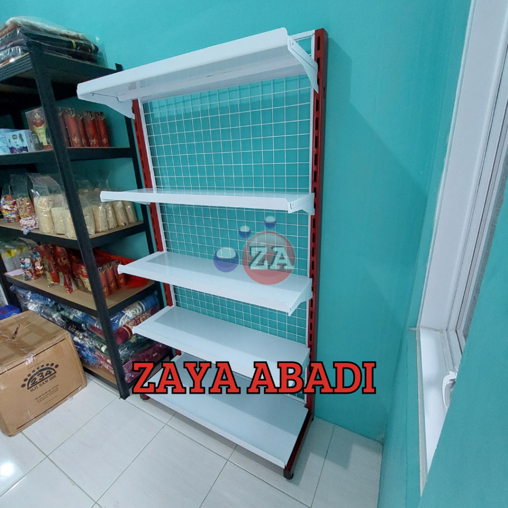 Jual Rak Gondola Single Minimarket 90 x 35 x 180cm | Shopee Indonesia