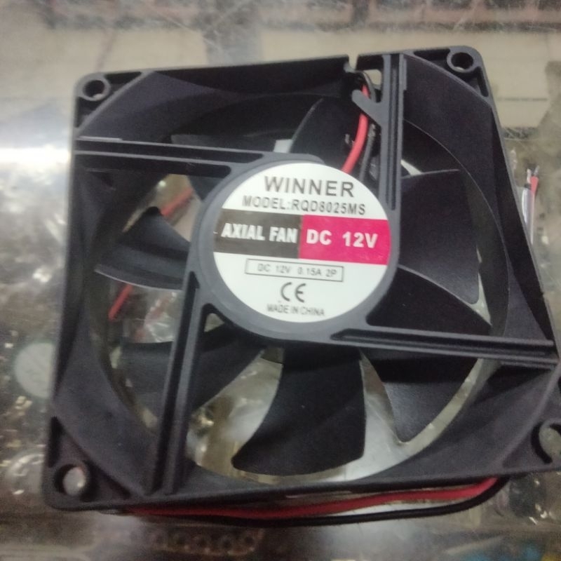 Jual WINNER FAN DC 12 VOLT 8 CM TEBAL 2,5 CM KIPAS 12V 8CM | Shopee ...