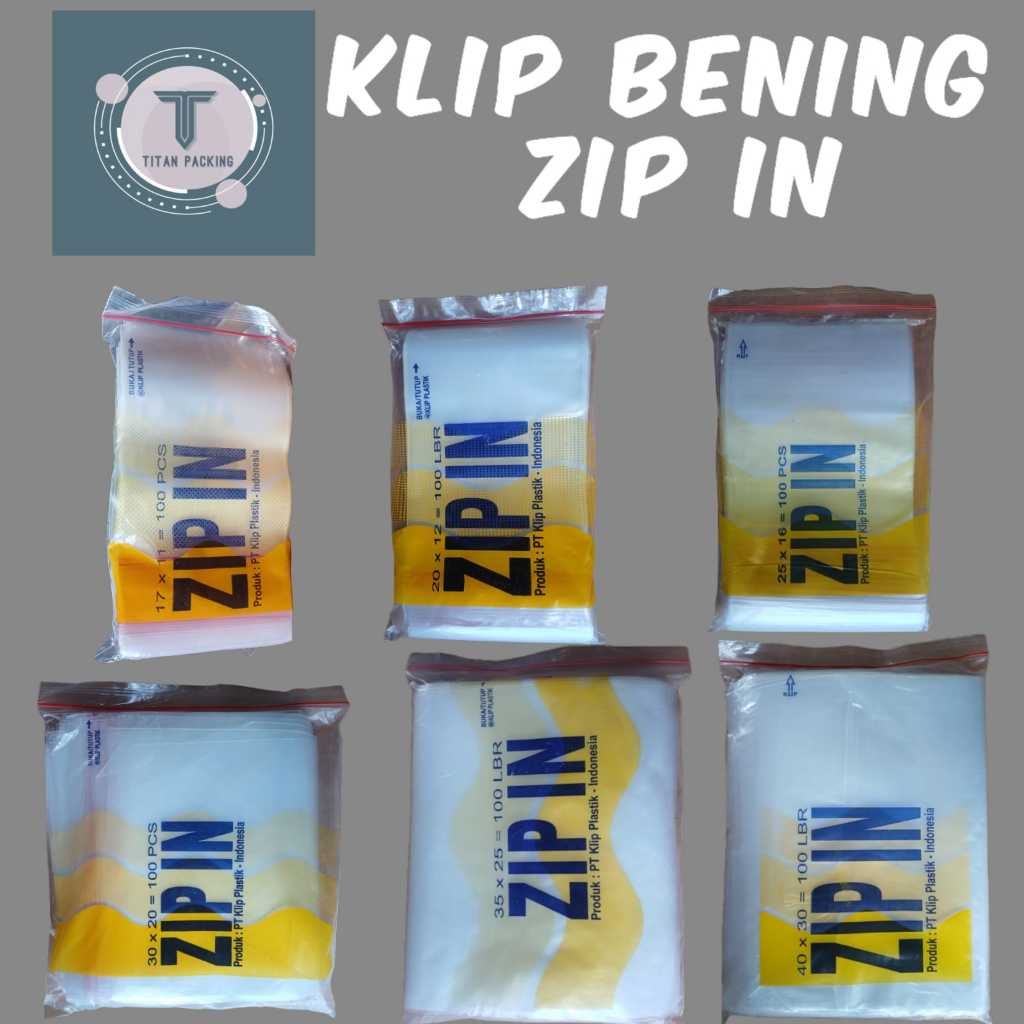 Jual PLASTIK KLIP OBAT ZIPLOCK / KLIP OBAT BENING 25 X 16 | Shopee ...