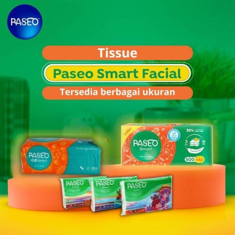 Jual Tissue Paseo Go Smart 200 Sheets / 50 Sheets / 540 Sheets | Shopee ...