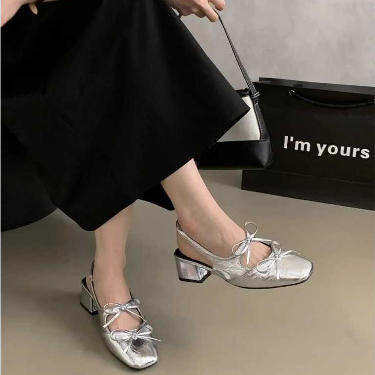 Jual Pump Heels ALLEA Sepatu Kerja Wanita Model Pantopel Bustong Double ...