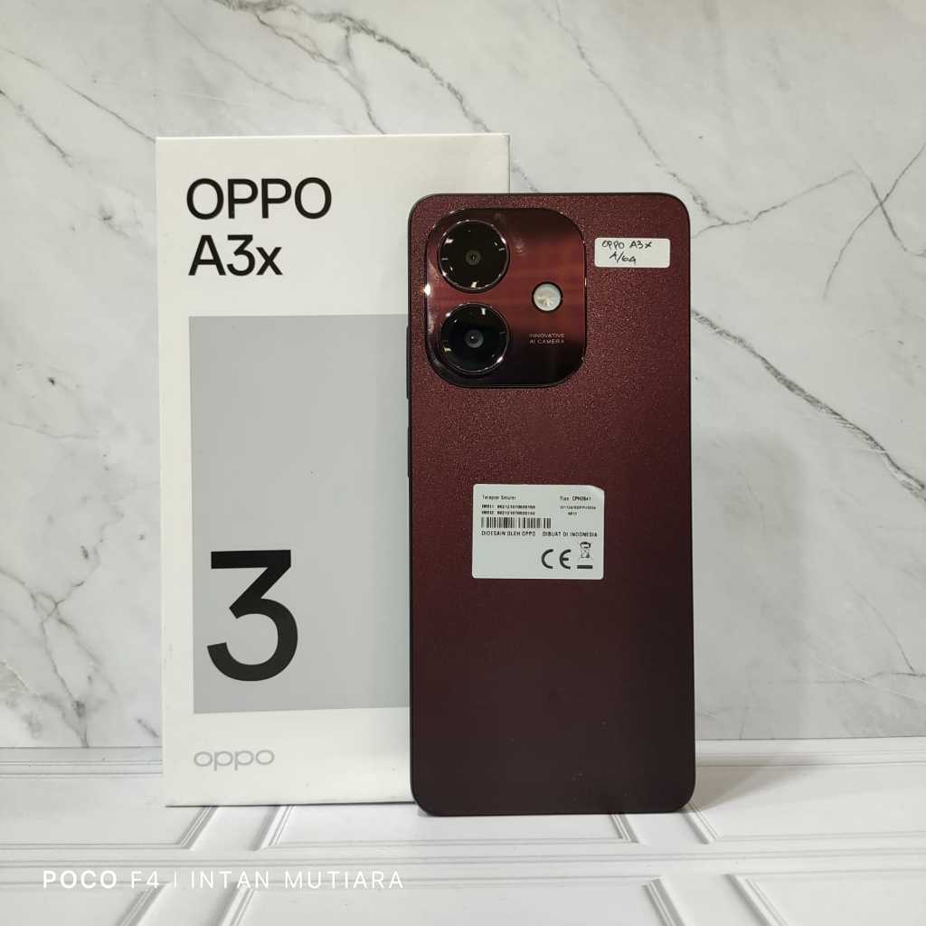 Jual Oppo A3x Ram 4/64GB | Ram 4/128GB I Ram 6/128GB( Second ) | Shopee ...