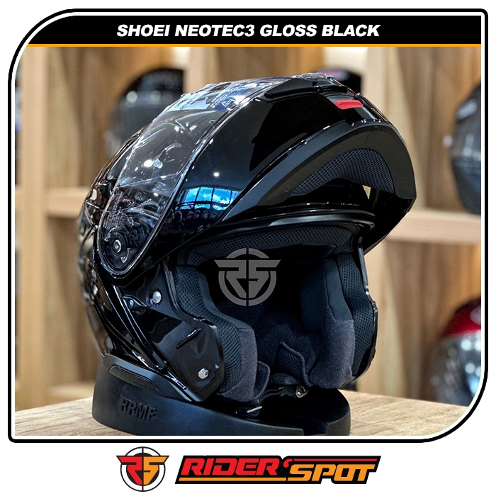 Jual Helm Motor SHOEI Neotec 3 Gloss Black Modular Helmet Touring Japan ...