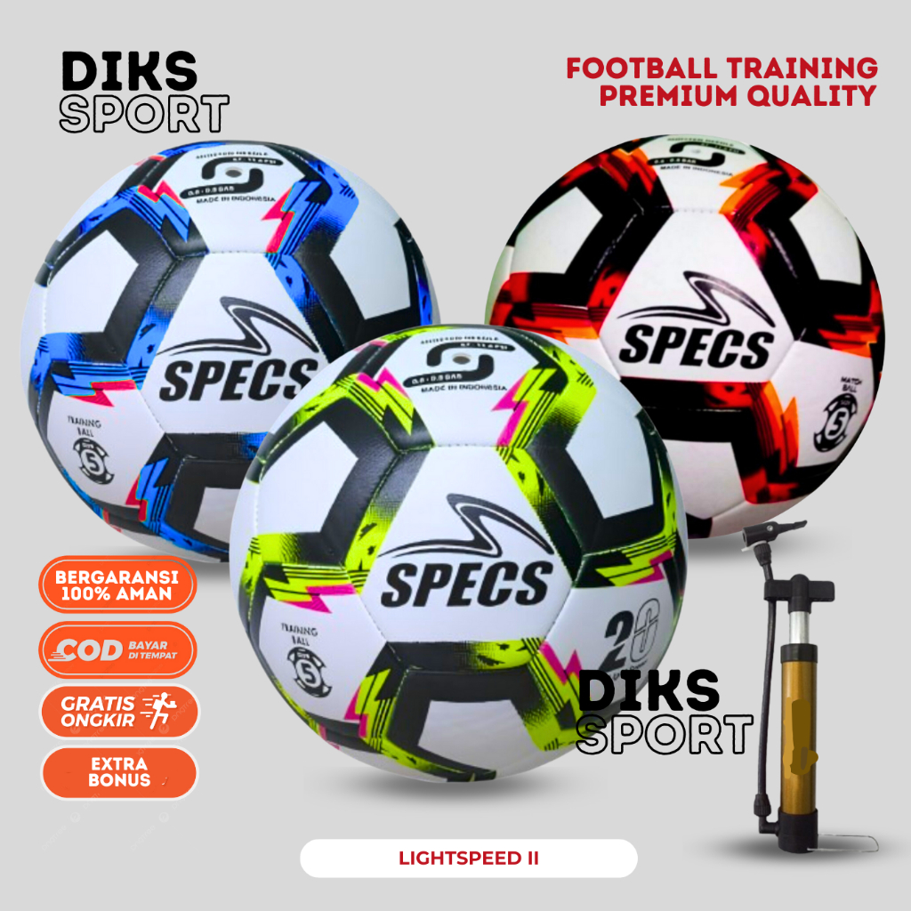 Jual PROMO MURAH BOLA SEPAK /BOLA KAKI SPEECS LIGHTSPEED Liga 1 SIZE 5 ...
