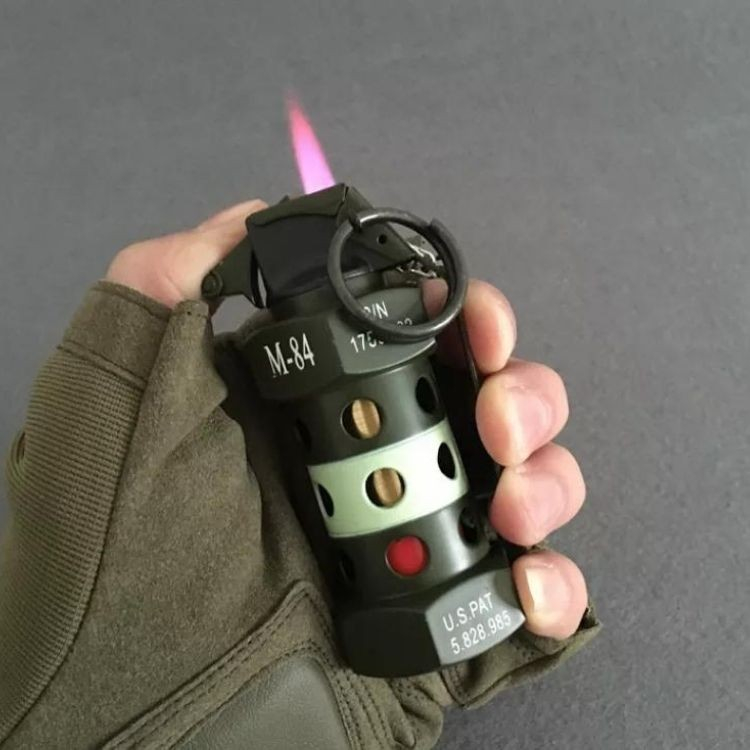 Jual Korek Gas Smoke Granat M-84, Korek Granat, Korek Api Unik Motif ...