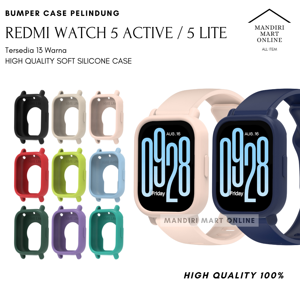 Jual Bumper Case Redmi Watch 5 Active / Redmi Watch 5 Lite Casing ...