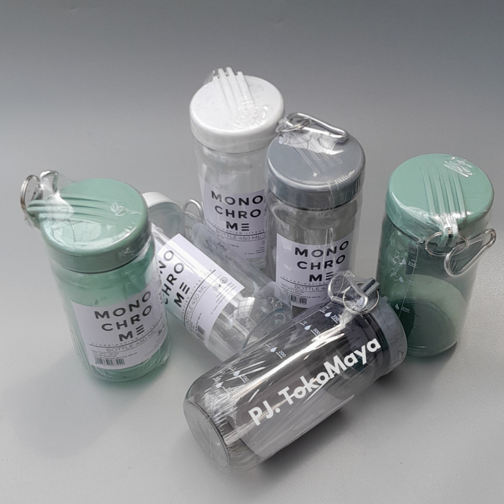 Jual Botol Minum Technoplast Monochrome Sport Bottle 450 ML / Botol ...