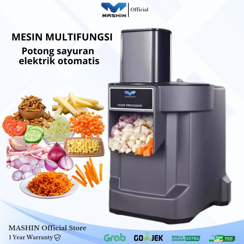 Jual Mashin - Mesin Potong Sayur Elektrik Multifungsi Kentang Dadu ...