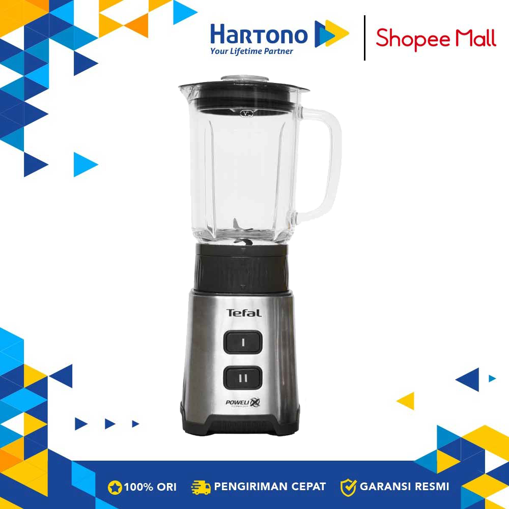 Jual Tefal Blender Pulseo Glass Low Watt BL178D67 | Shopee Indonesia