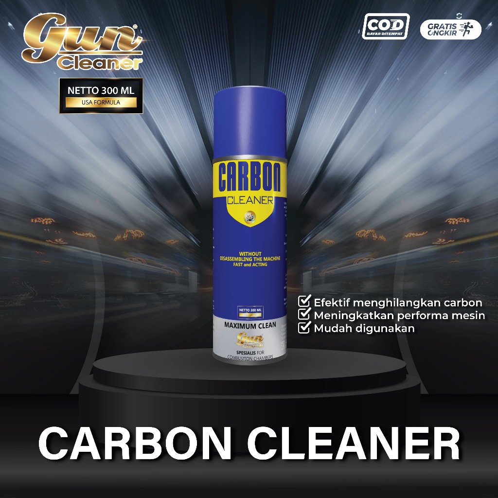 Jual Gun Cleaner - Pembersih Ruang Bakar Carbon Cleaner Spray Aerosol ...