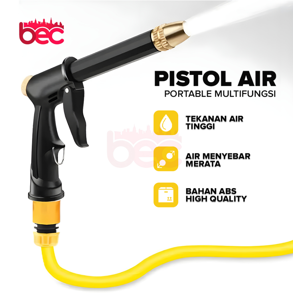 Jual [BEC] Semprotan Air Cuci Motor Mobil Taman / Semprotan Pistol ...