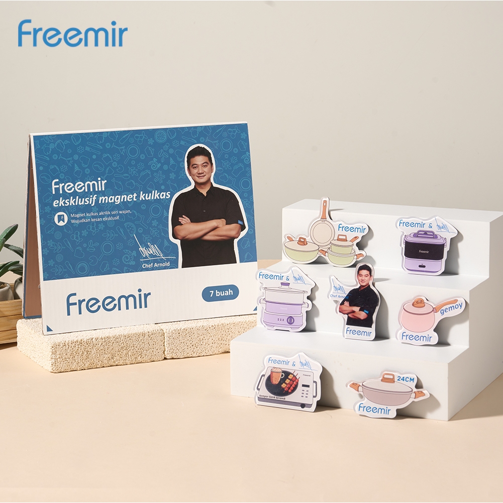 Jual [OFFICIAL NEW] freemir 7pcs Magnet Kulkas Star Series Ramah ...