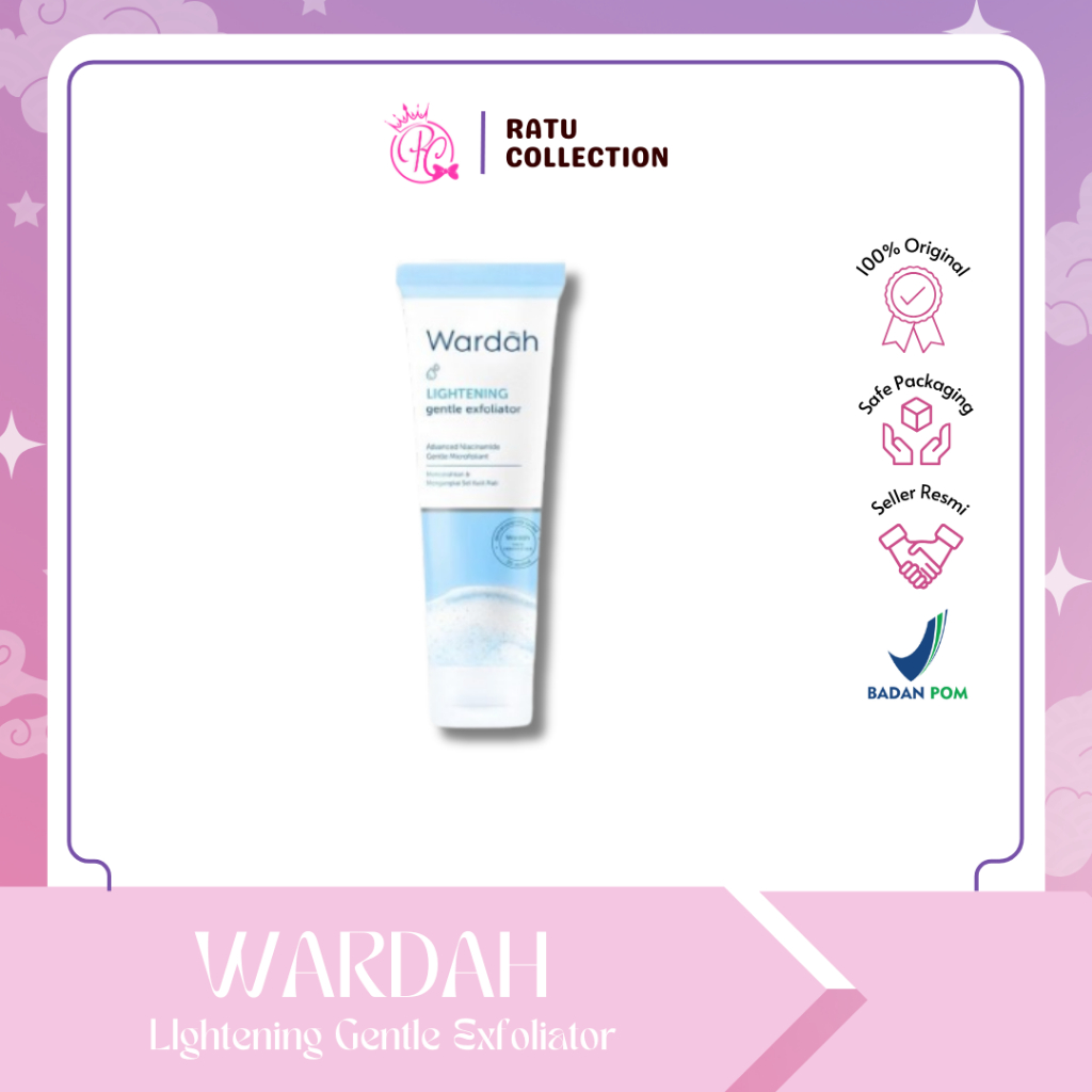 Jual Wardah Lightening Gentle Exfoliator 50 ml -Sabun Cuci Muka ...
