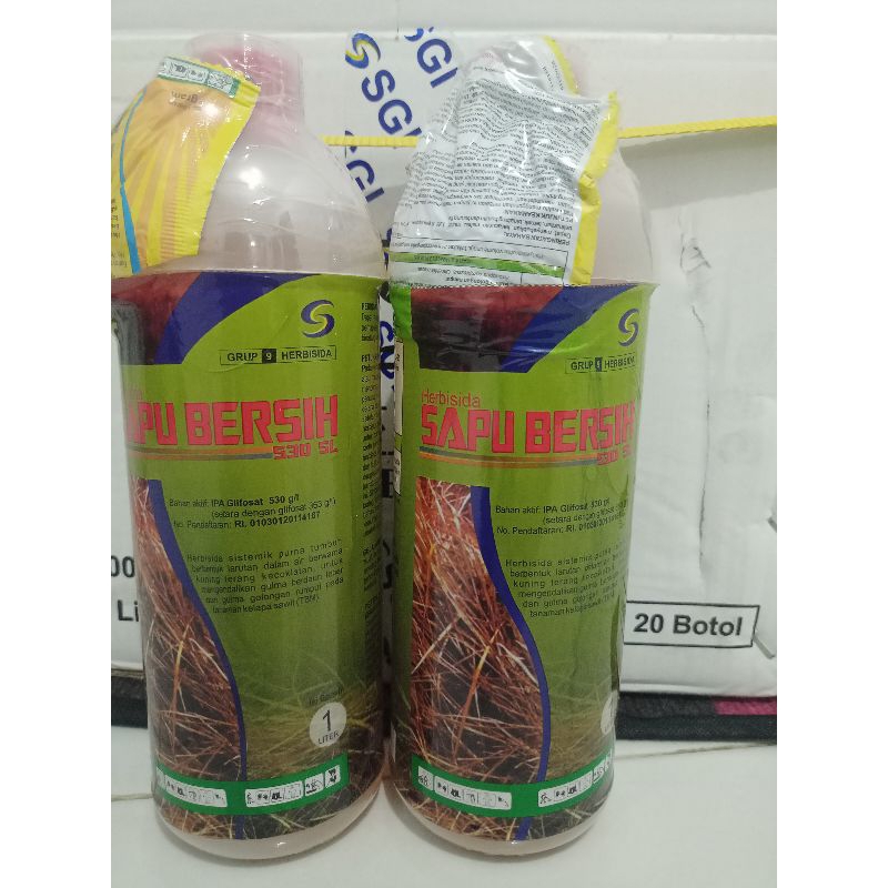 Jual HERBISIDA SAPU BERSIH 530SL 1 LITER RACUN RUMPUT sistemik | Shopee ...