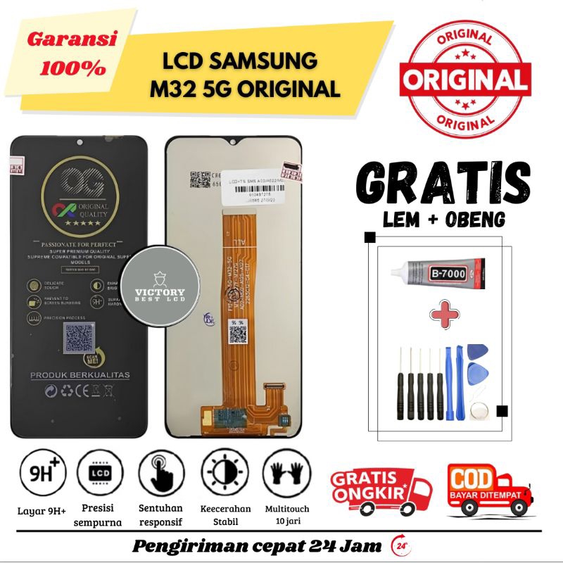 Jual LCD SAMSUNG M32 5G OG SUPER Original Touchscreen GRATIS lem ...