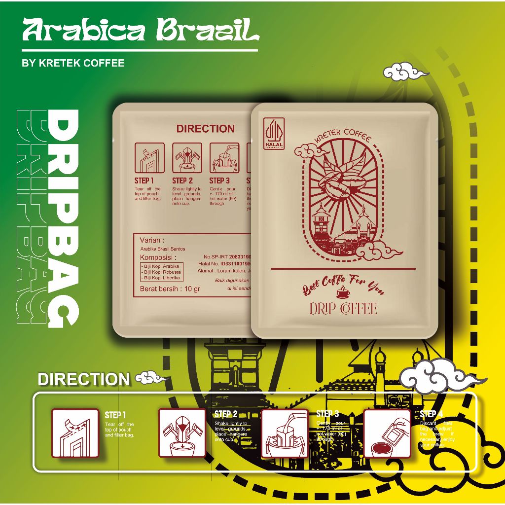 Jual Dripbag - Kopi Brasil / Arabika Brasil / Kopi Brazil Santos ...