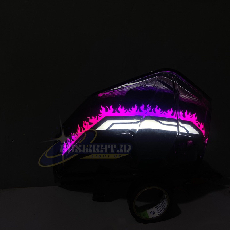 Jual Stoplamp Lazy Vario Led New Motif Api/Stoplamp Lazy Vario Led New ...