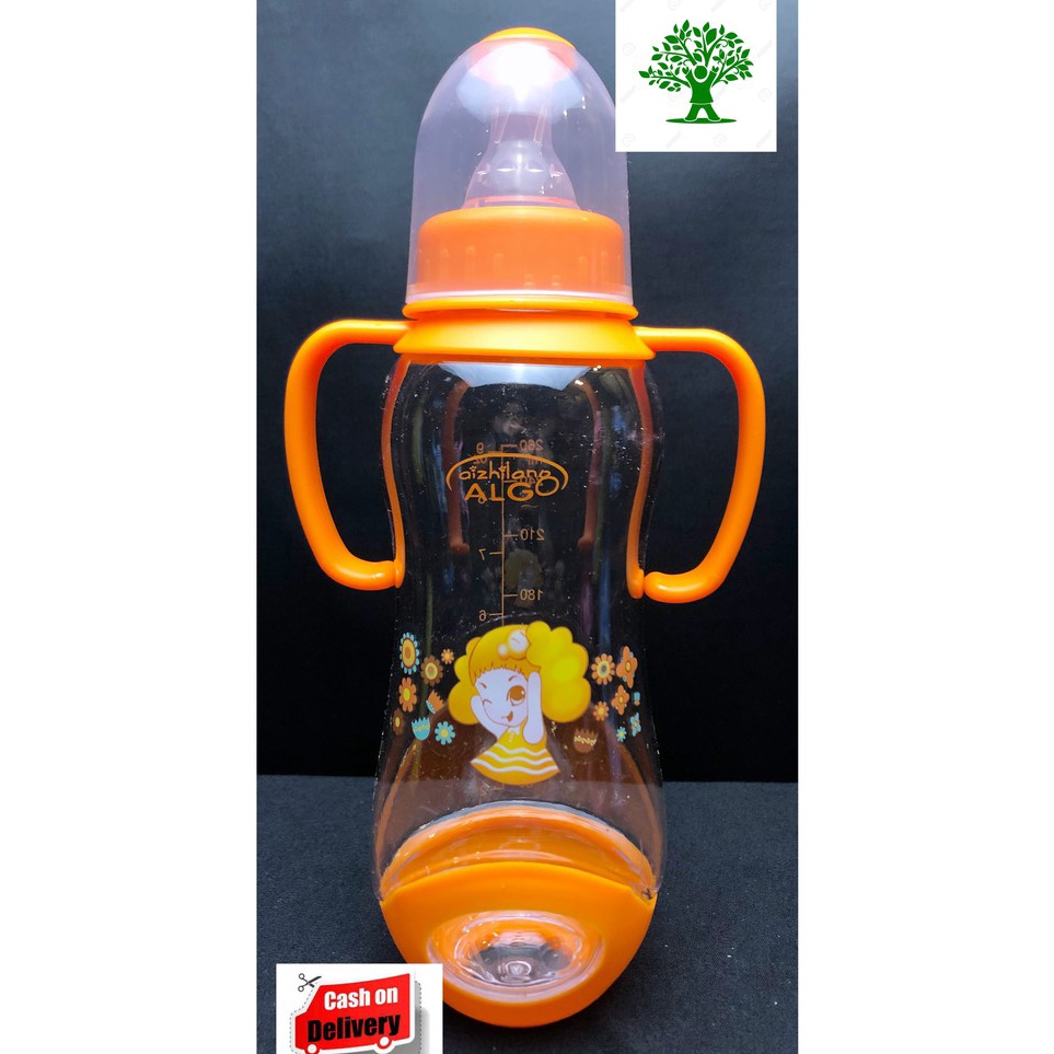 Jual Serbu Untung ALGO Botol Susu Dengan Pegangan Grip Pelindung Alas ...