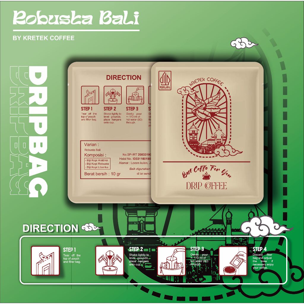 Jual Dripbag - Kopi Bali / Robusta Bali / Kopi Bali Kintamani / Robusta ...