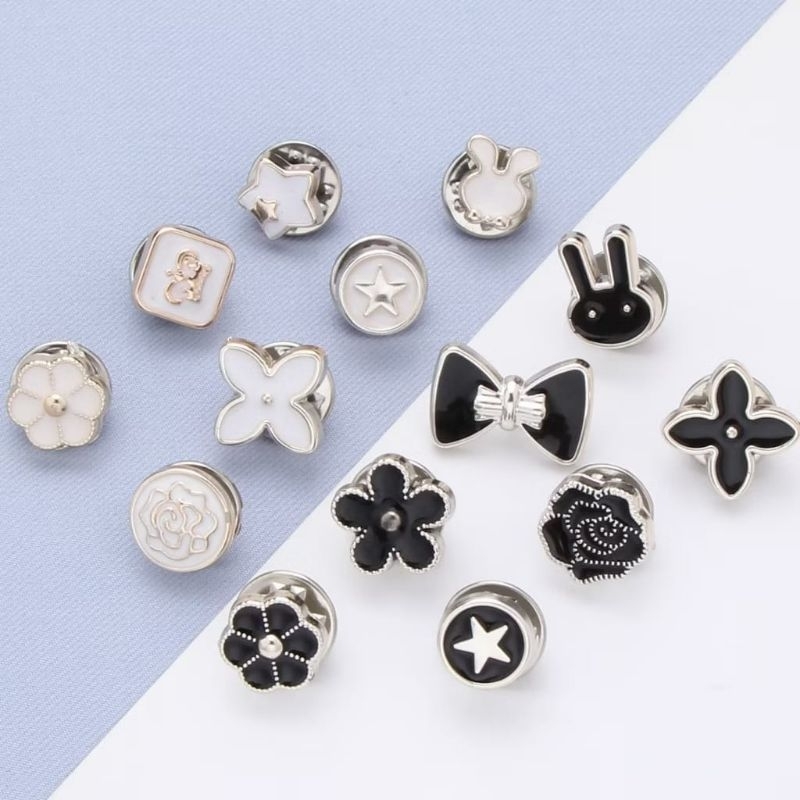 Jual Pin Bros 10 pcs Bross Mini Kancing Brooch Dagu Pin Paku | Shopee ...