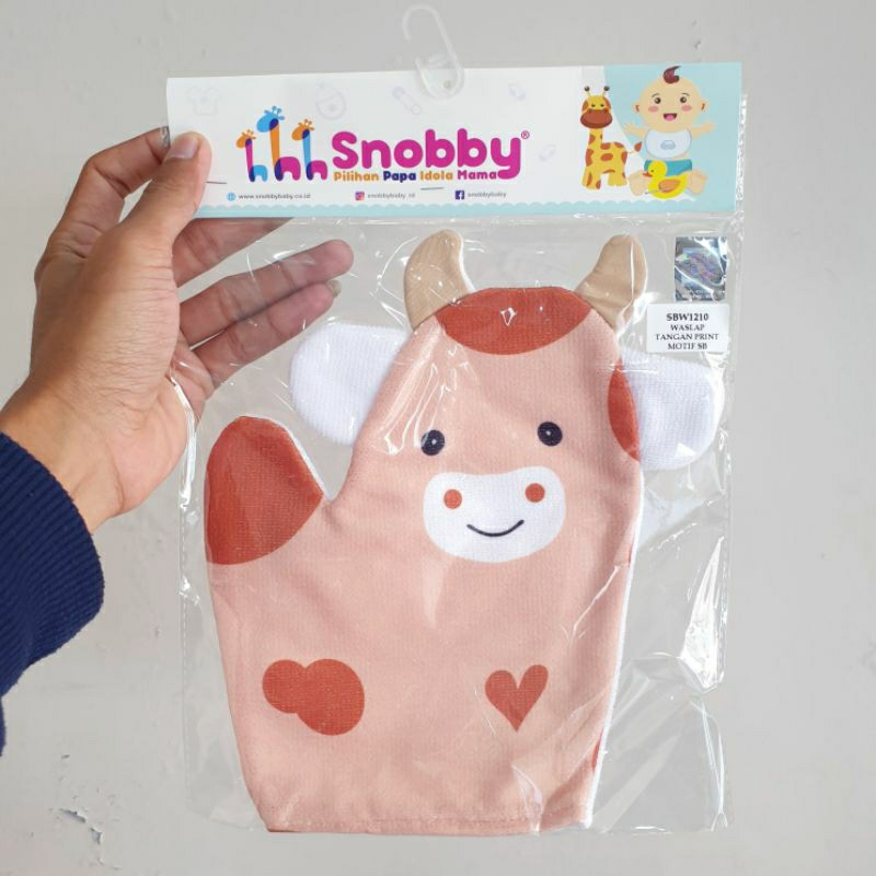 Jual WASLAP BAYI | Waslap Mandi Snobby Cow Series | Waslap Okiyo ...