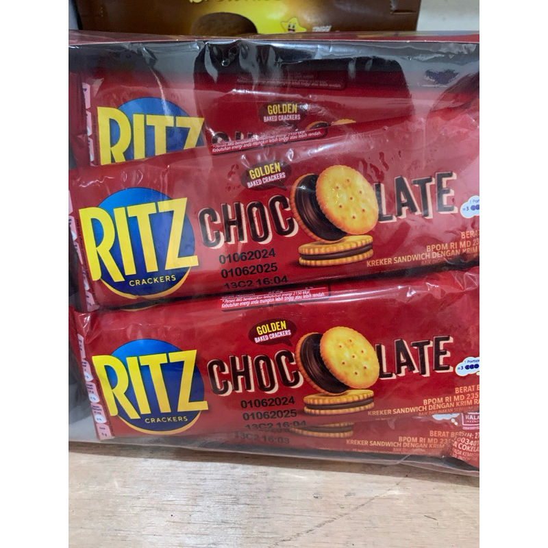 Jual Ritz crackers chocolate 1pack (12x27gr) | Shopee Indonesia