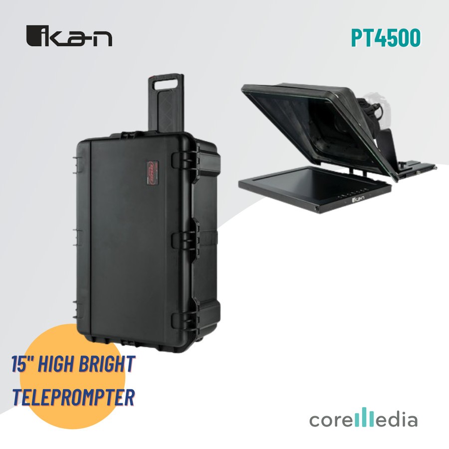 Jual Ikan Studio Teleprompter PT4500 15 Inch High-Bright Travel Kit ...