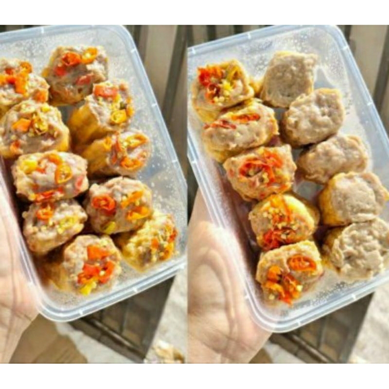 Jual tahu bakso/tahu gimbal pedas dan ori hanya pengiriman instan ...