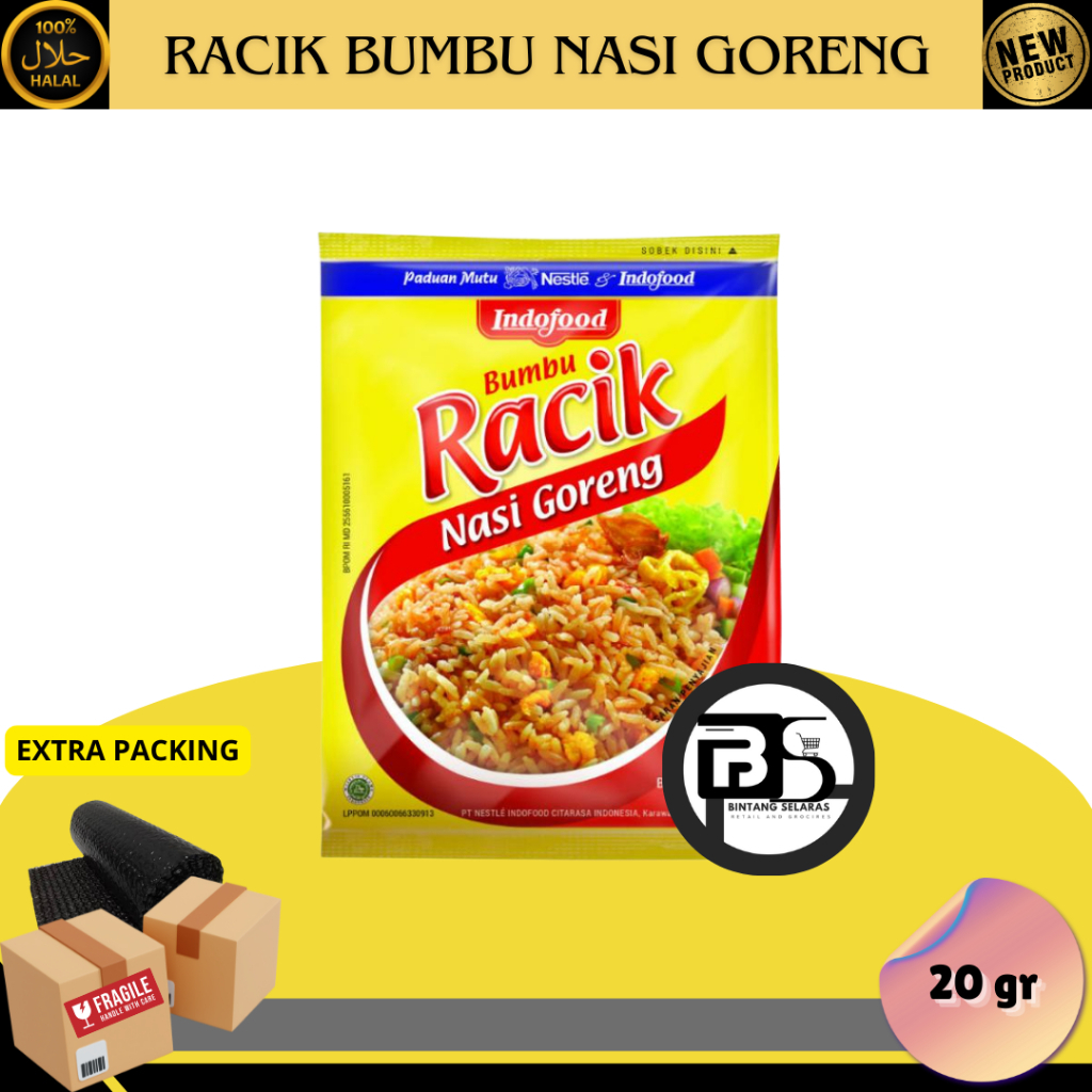 Jual BUMBUM RACIK NASI GORENG 20GR RCG ISI 10 PCS | Shopee Indonesia
