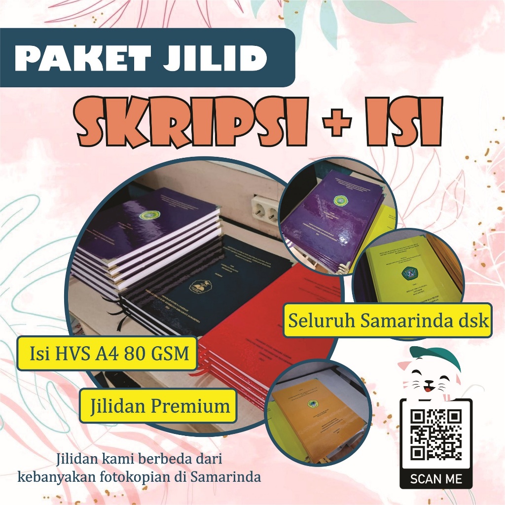 Jual Paket Jilid Skripsi + Isi | 1 Hari Jadi | Skripsi Samarinda dan ...