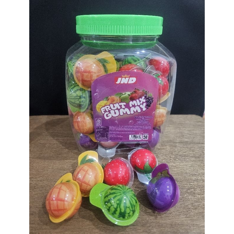 Jual Permen Lunak Buah JND Fruit Mix Gummy Permen Lunak Aneka Rasa ...