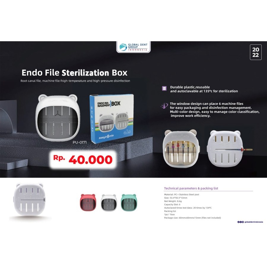 Jual ENDO FILE STERILIZATION BOX | Shopee Indonesia