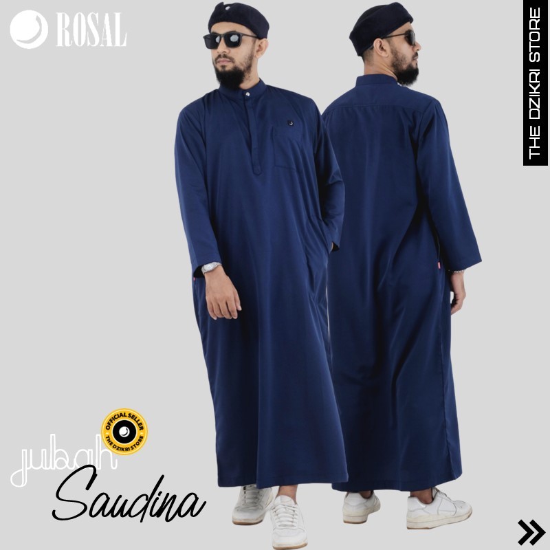 Jual JUBAH SAUDINA Rosal Jubah Gamis Pria Laki Laki Ikhwan Sholat ...