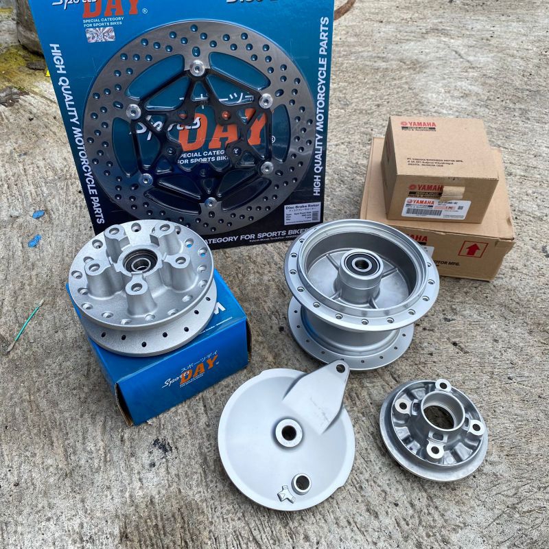 Jual tromol set depan sym belakang ts hanco dan nap gear tutup tromol ...