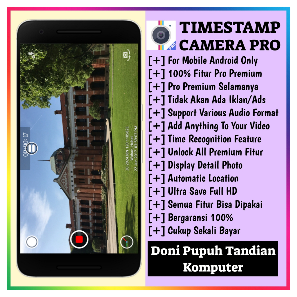 Jual TimeStamp Camera Pro Android Full Version Lifetime | Shopee Indonesia