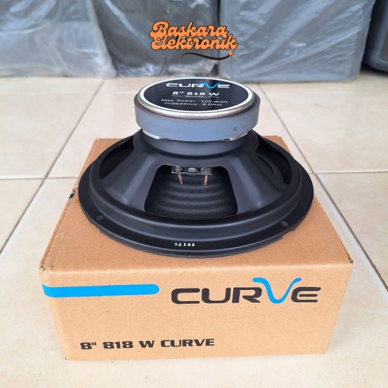 Jual SPEAKER 8" 8 INCH CURVE 818 WOFER | Shopee Indonesia