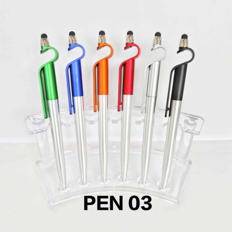 Jual Pen 03 / Pulpen Plastik Souvenir Stylus 3 in 1 / Pulpen Promosi Bisa Cetak Logo | Shopee ...