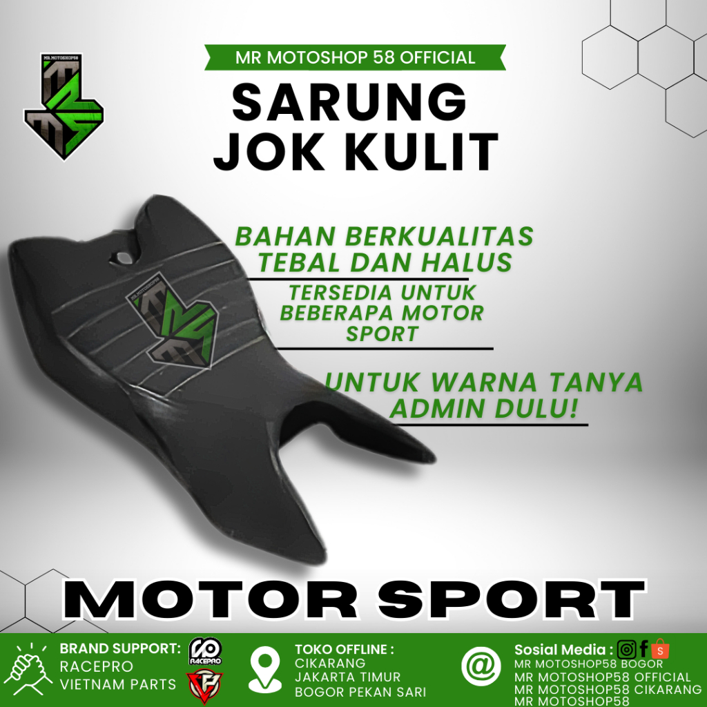 Jual SARUNG JOK KULIT CBR 250RR R15 V3 V4 CBR 150R JOK R15 SARUNG KULIT ...